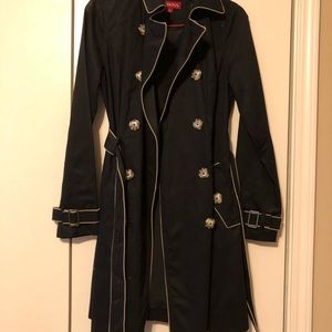 Merona | Jackets & Coats | Merona Black Water Resistant Over Coat ...